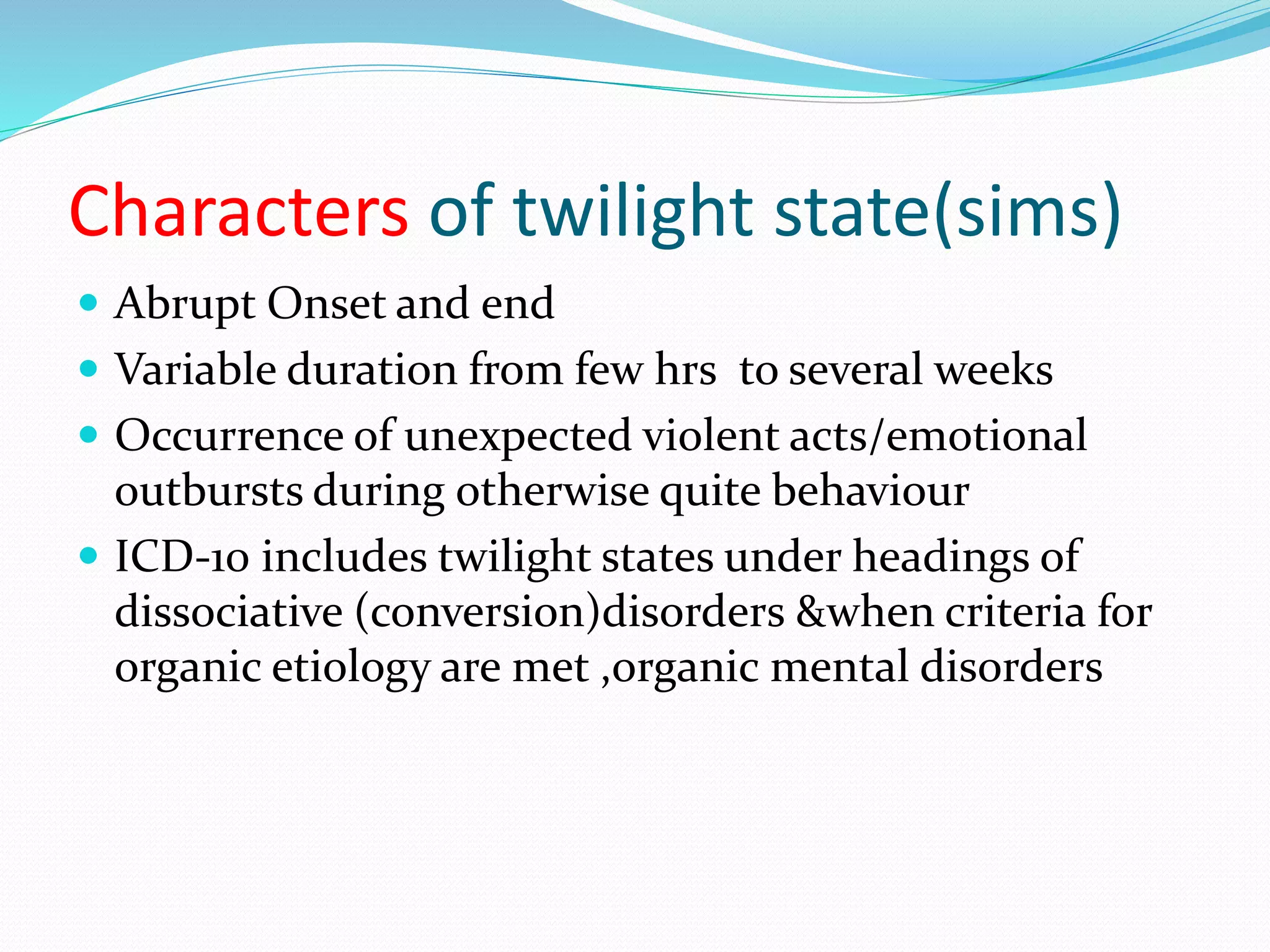 Disorders of consciousness | PPTX