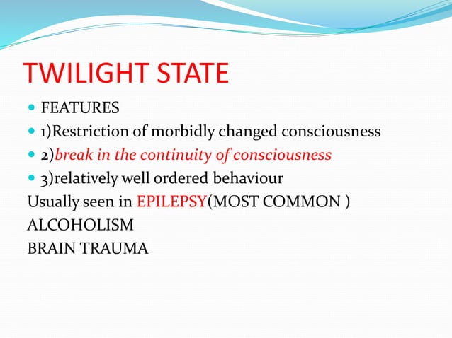 Disorders of consciousness | PPTX