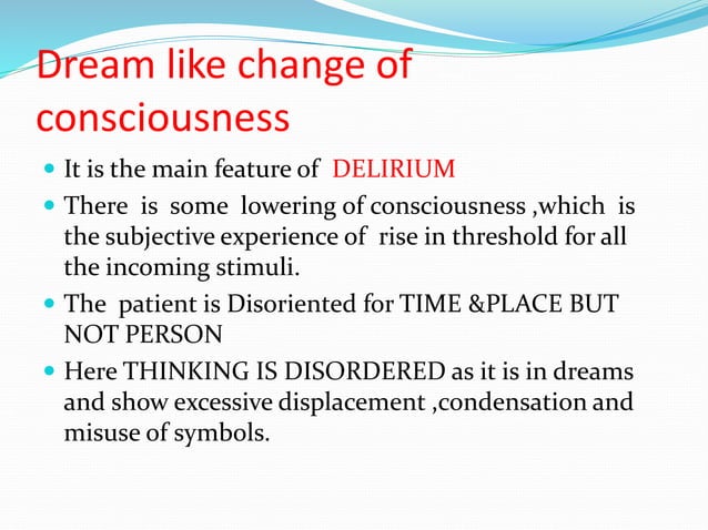 Disorders of consciousness | PPTX