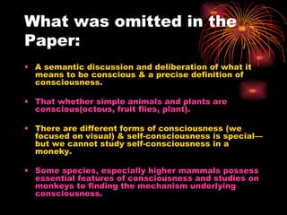 Consciousness & neuroscience francis crick & christof koch | PPT