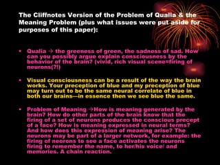 Consciousness & neuroscience francis crick & christof koch | PPT