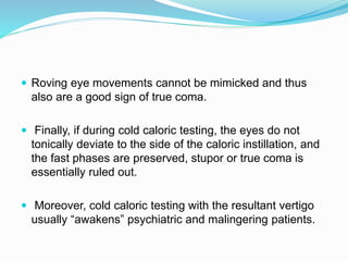 Roving Eye Movements