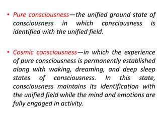 Consciousness, sankhya shashtra_and_spiritual_management | PPT
