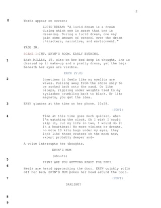 Conscious script draft 2 | PDF