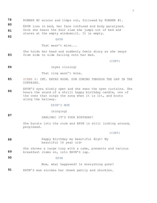 Conscious script draft 2 | PDF