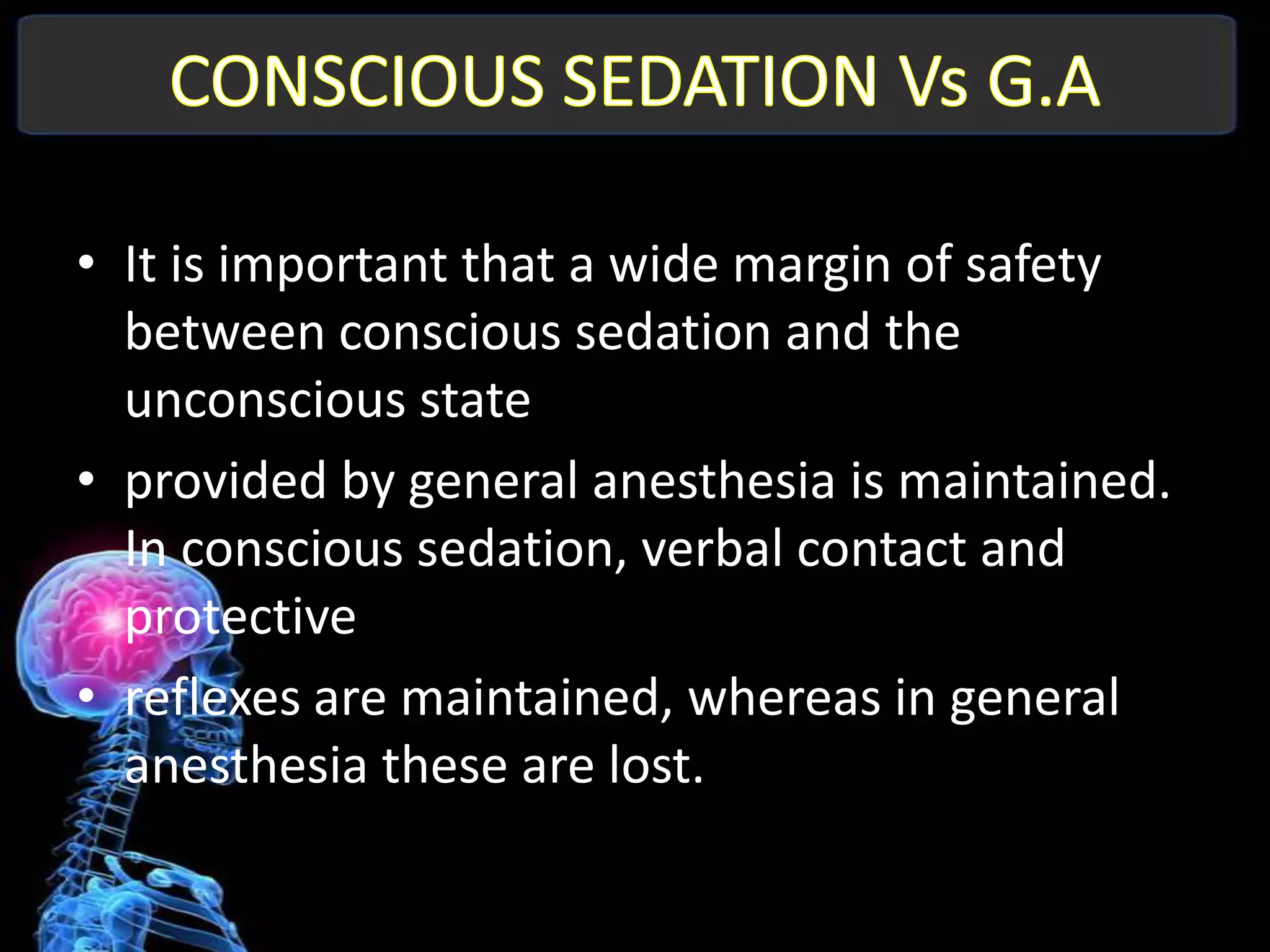 Conscious sedation | PPTX