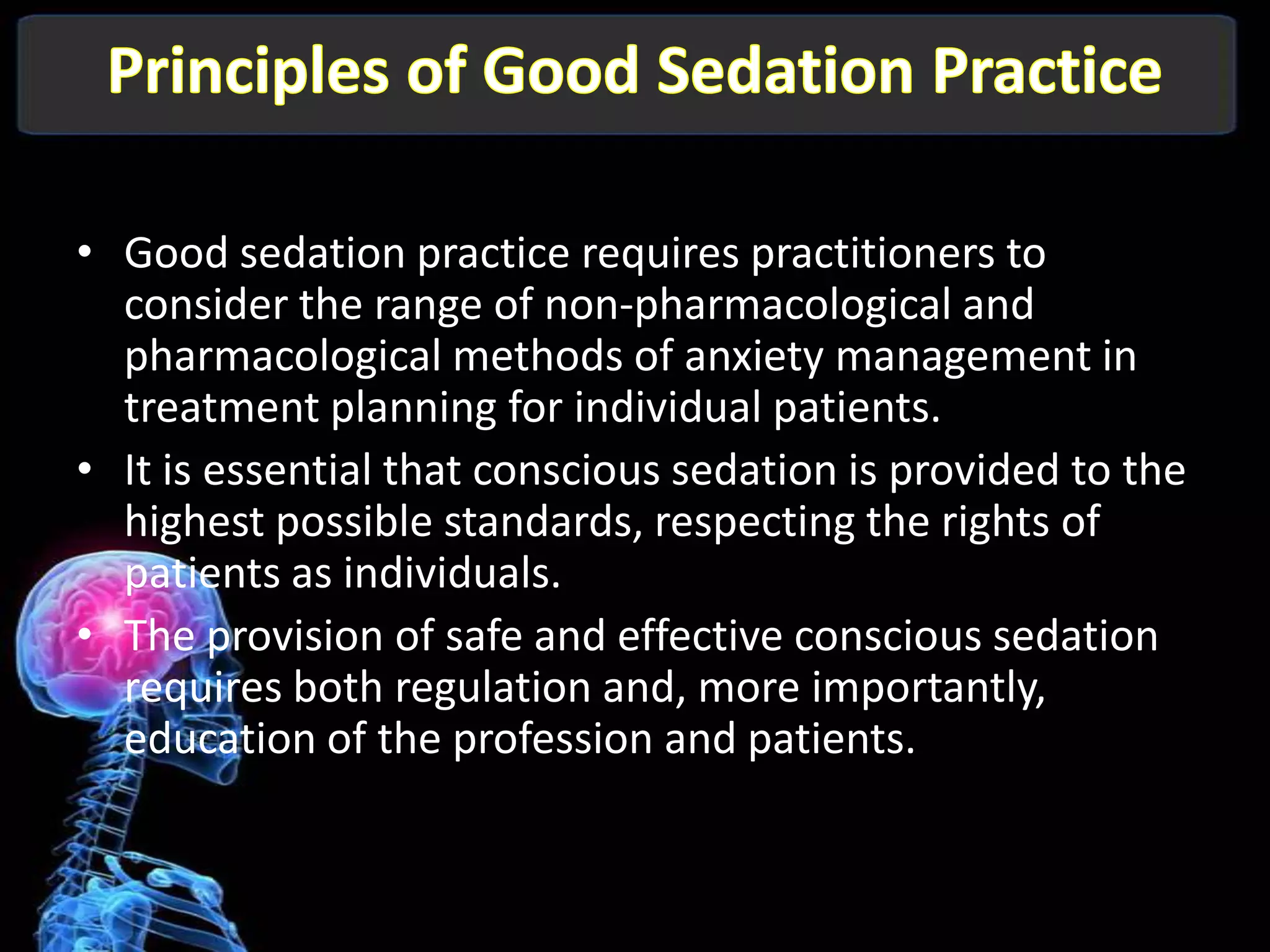 Conscious sedation | PPTX
