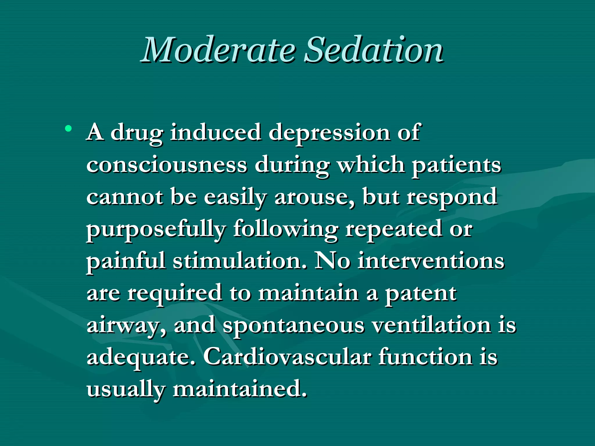 Conscious sedation | PPT