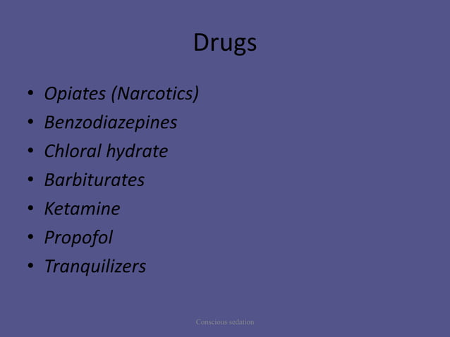 Conscious sedation.ppt