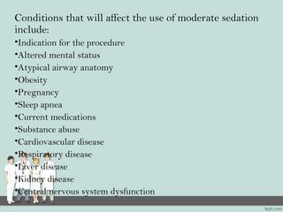 Conscious (Procedural) Sedation for Nursing | PPT