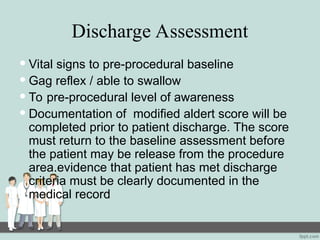Conscious (Procedural) Sedation for Nursing | PPT