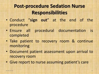 Conscious sedation - Introduction | PPTX