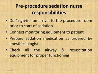 Conscious sedation - Introduction | PPTX
