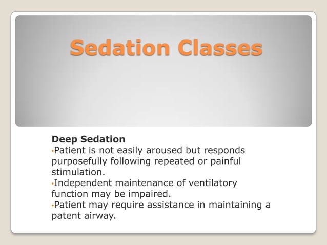 Conscious Sedation | PPTX | First Aid | Injuries