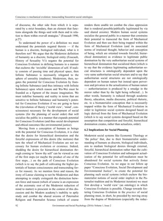 Conscious vs mechanical evolution: transcending biocentrist social ontologies | PDF