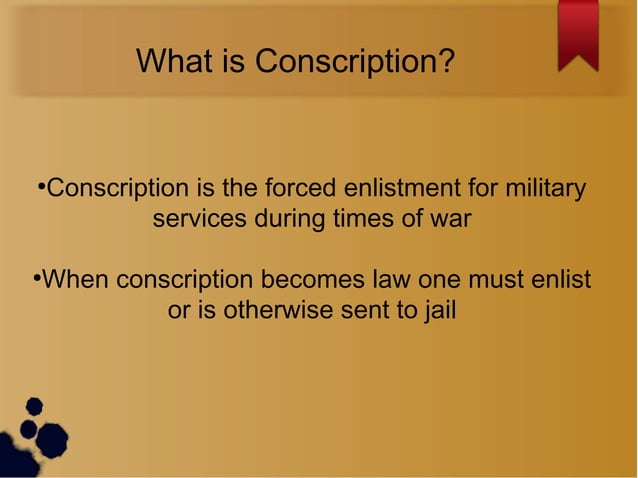 Conscription Crisis | PPT