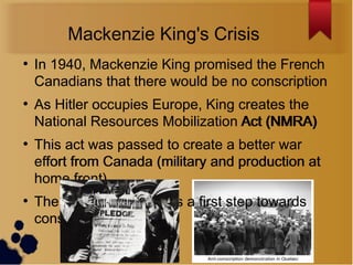 Conscription Crisis | PPT