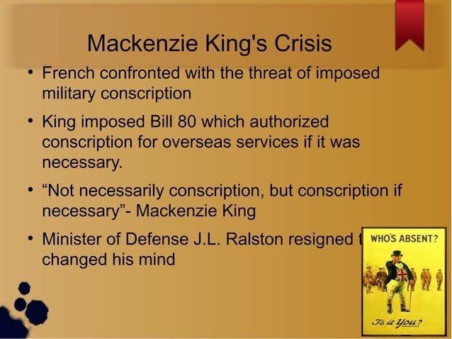 Conscription Crisis | PPT