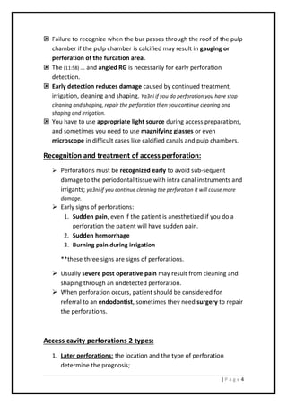 Conse iv script-10-procedural-accidents-in-endodontics | PDF
