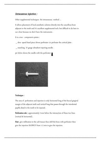 Conse iv script-5-management-of-local-anesthesia-in-endodontics | PDF