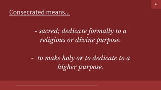 Consecrated life | PDF