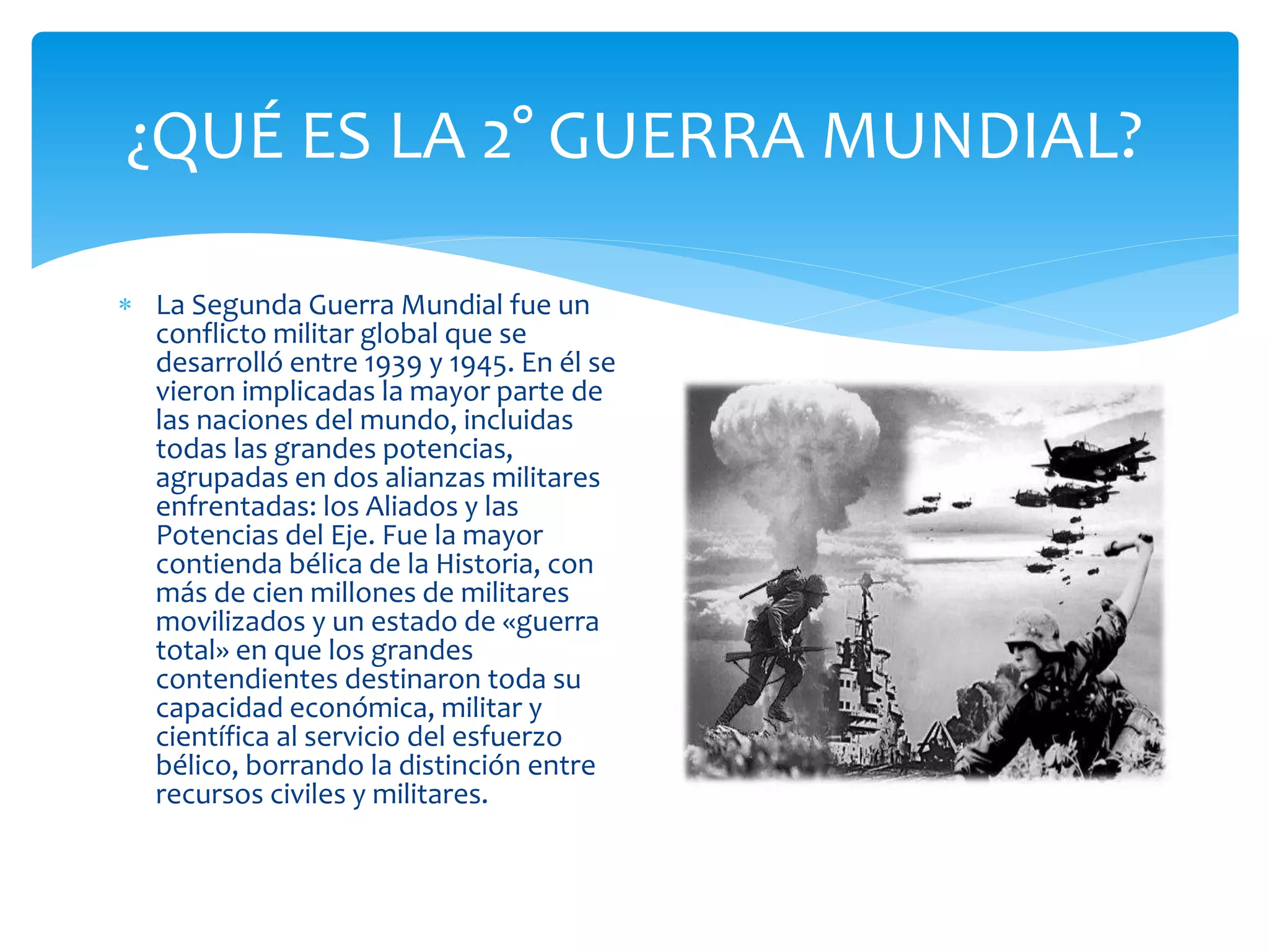 Consecuencias de la 2° guerra mundial | PPTX