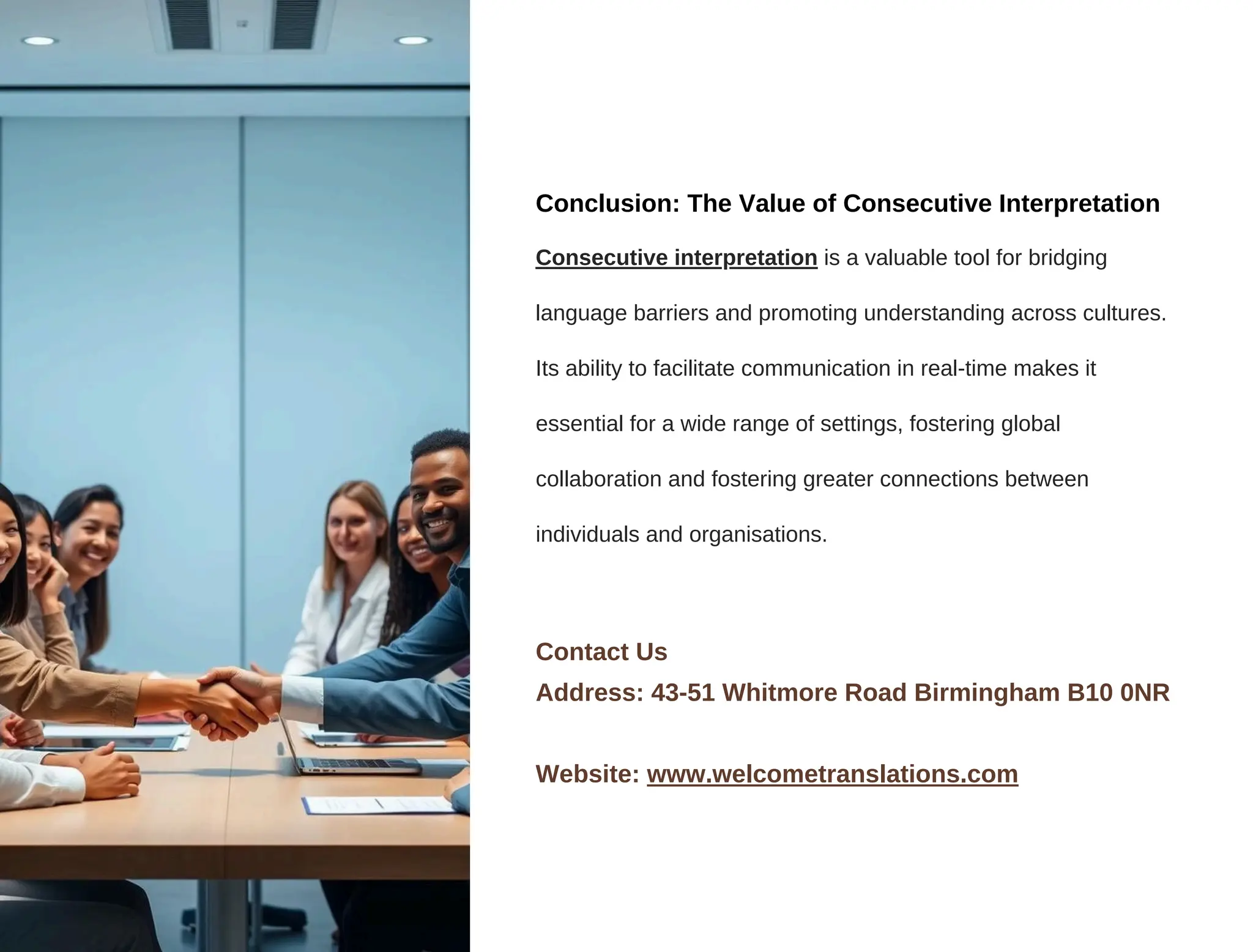 Consecutive Interpretation: A Guide By Welcome Translation Experts | PPT