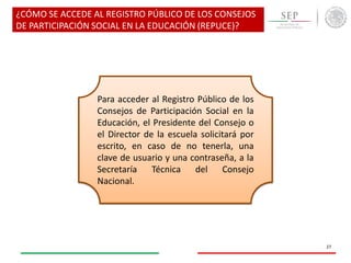 Consejo escolar de participacion social | PDF