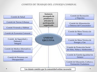 Consejos comunales y comunas | PPTX