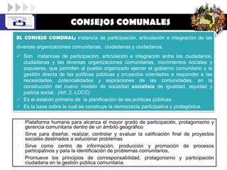 Consejos Comunales y Desarrollo Endógeno | PDF
