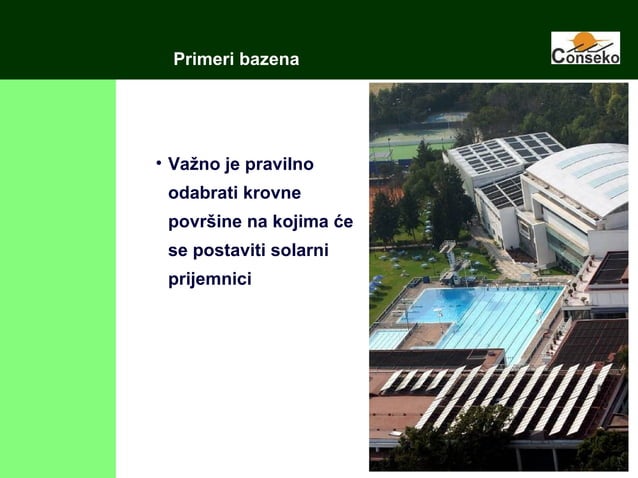 Conseko solarni sistemi - primena u srbiji | PPT
