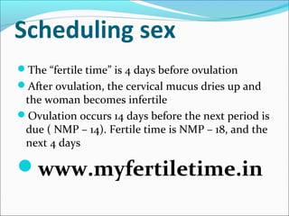 Counselling the infertile couple - a primer for the gynecologist | PPT