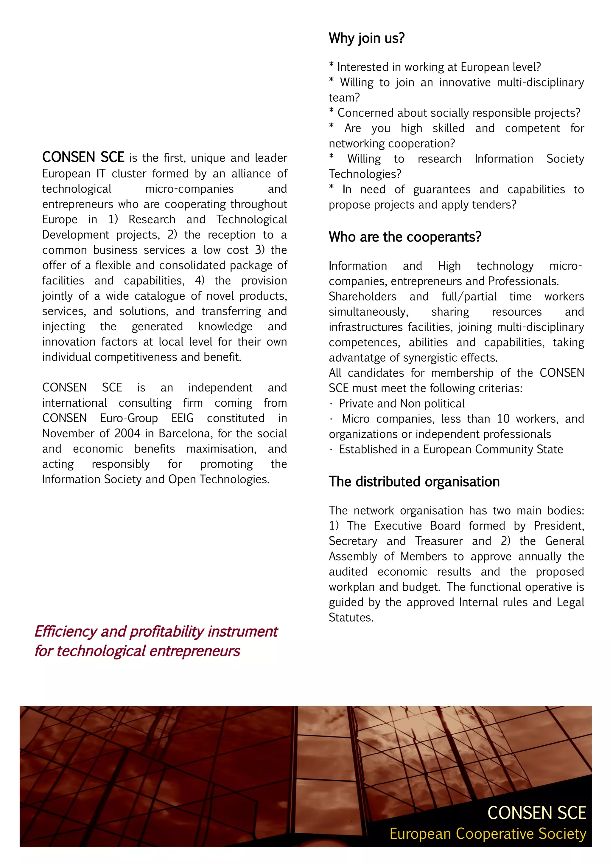 CONSEN SCE presentation | PDF