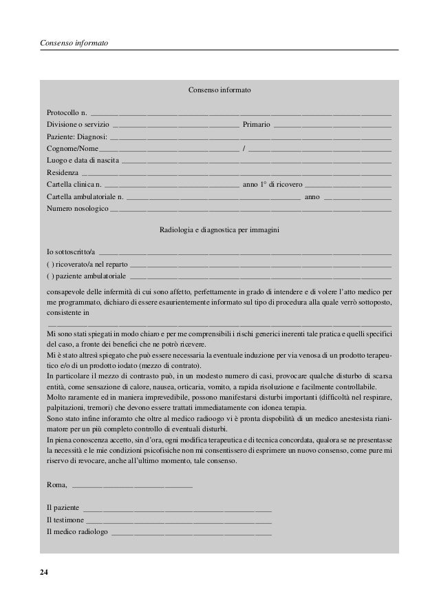 Consenso informato - Ordine dei Medici di Roma