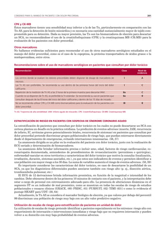 Consenso para el manejo de pacientes con dolor precordial | PDF