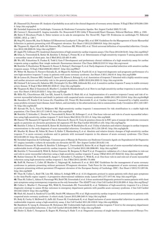 Consenso para el manejo de pacientes con dolor precordial | PDF