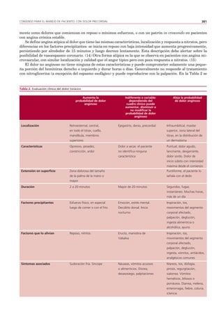 Consenso para el manejo de pacientes con dolor precordial | PDF