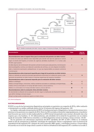 Consenso para el manejo de pacientes con dolor precordial | PDF