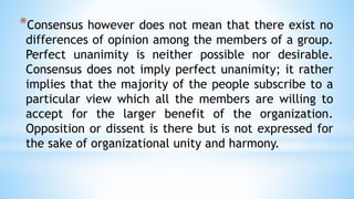 Consensus(agreement) | PPTX