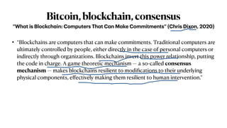 Consensus in Permissionless Decentralized Networks | PPT