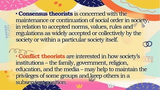 CONSENSUS AND CONFLICT THEORY.pptx