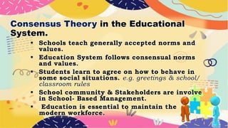 CONSENSUS AND CONFLICT THEORY.pptx