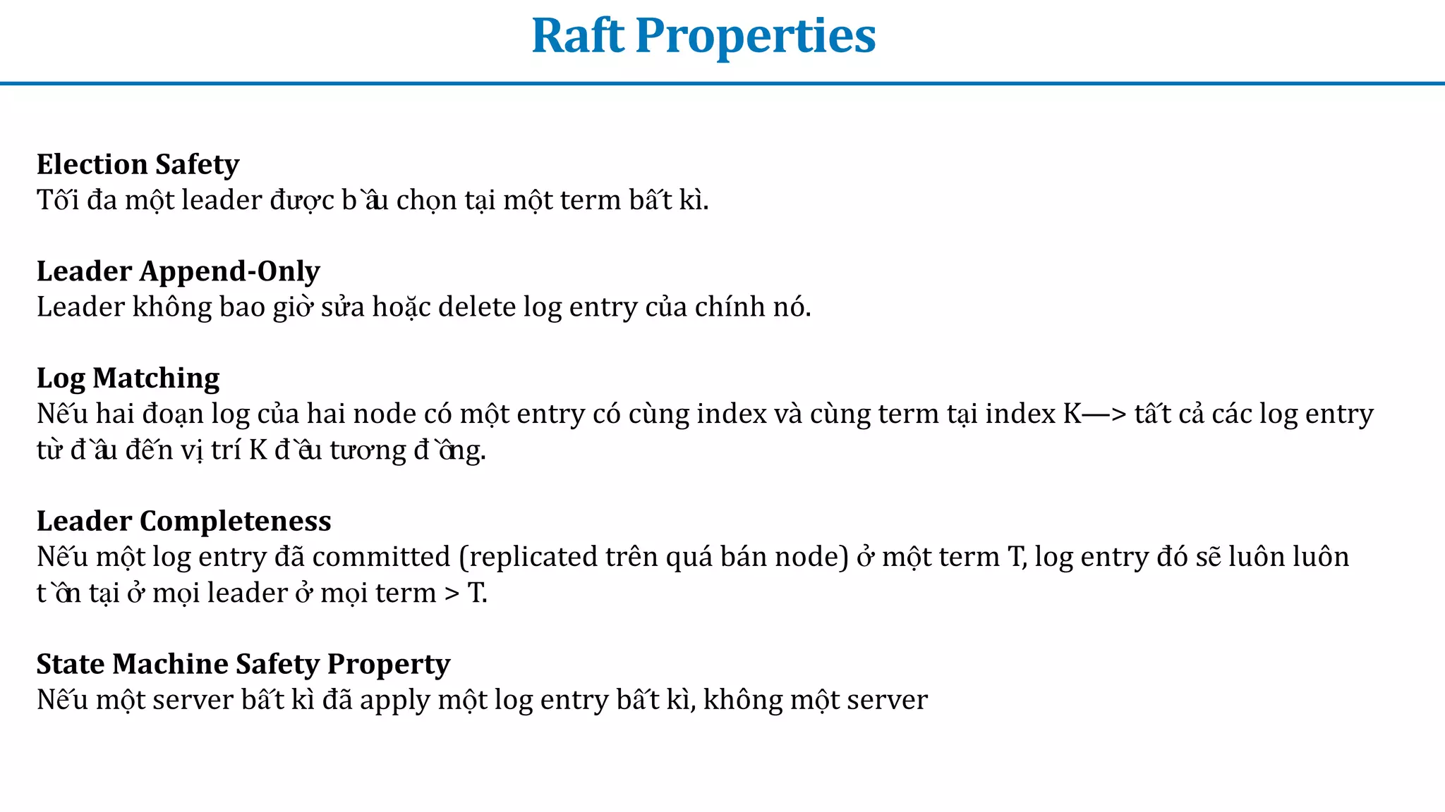 Consensus and Raft algorithm (Vietnamese version) | PDF