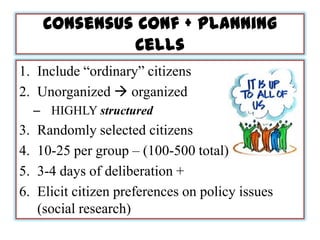 Consensus conferences | PPT