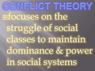 Consensus & conflict theory | PPTX