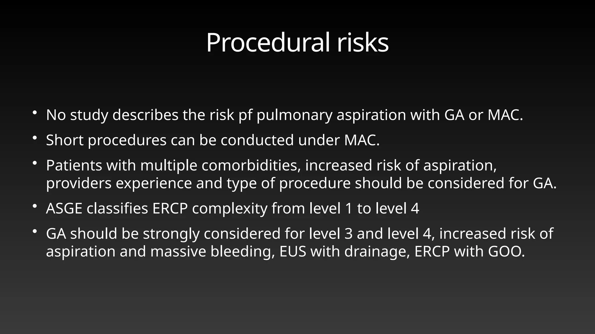 Consensus guidelines anaesthesia for ERCP | PPTX