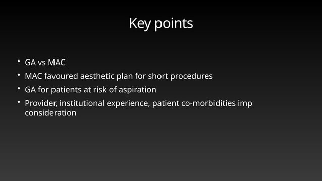 Consensus guidelines anaesthesia for ERCP | PPTX