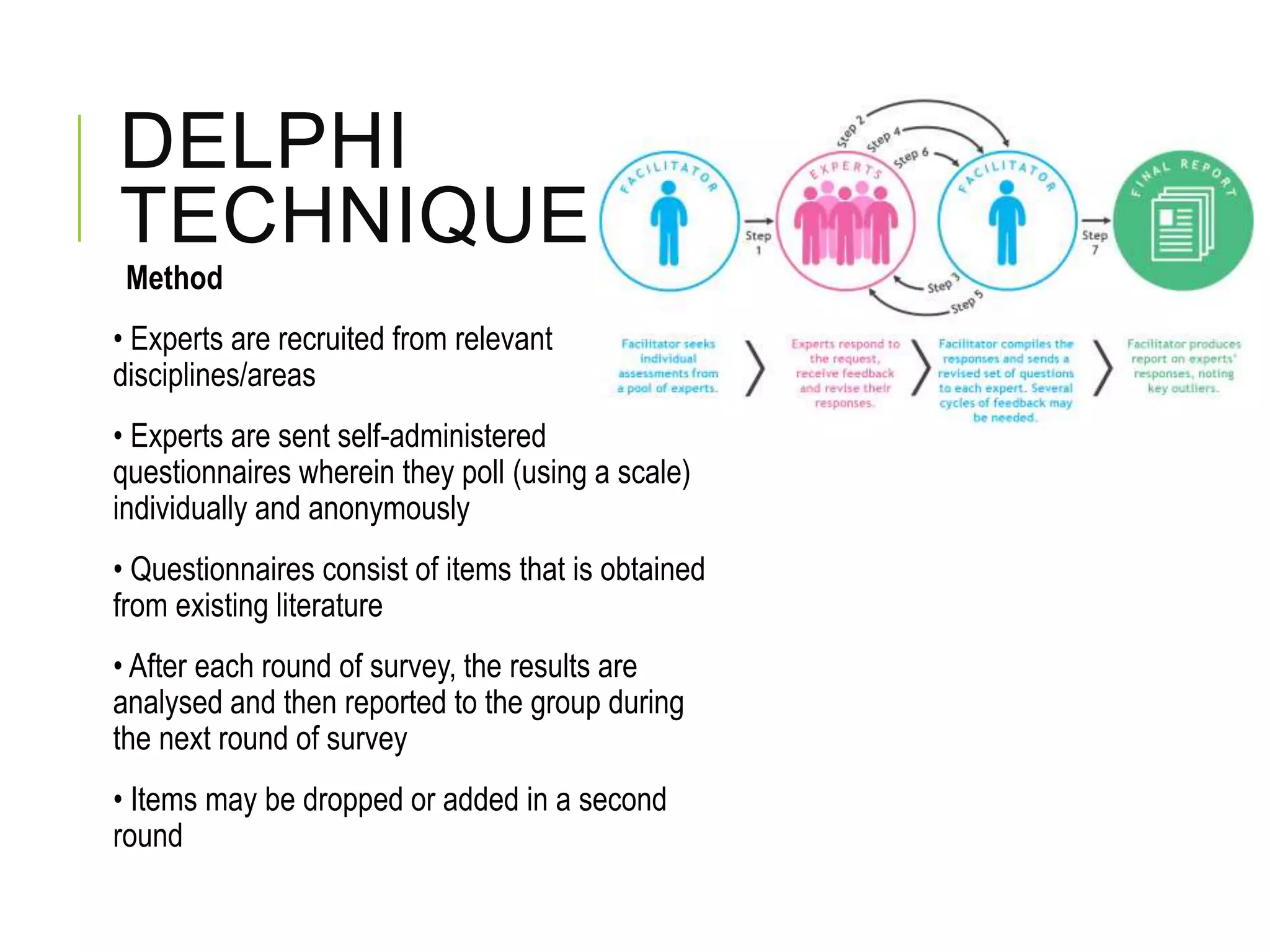 Consensus method - Nominal Group technique and Delhi technique | PPTX
