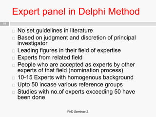 Consensus methods | PPTX
