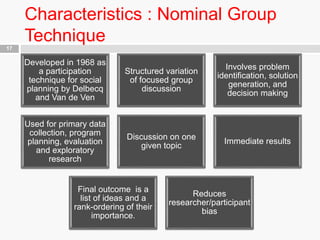Consensus methods | PPTX